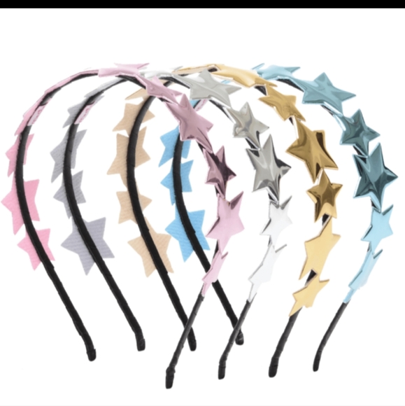 Accessories | Metallic Star Head Band | Poshmark